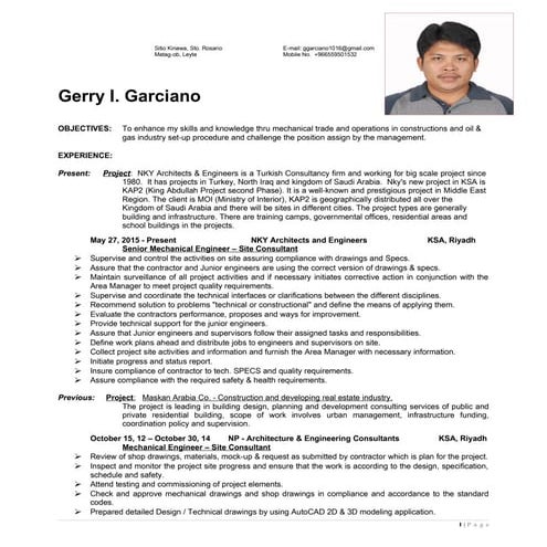 Gerry_Garciano_resume | PDF