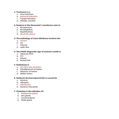 60 Multiple Choice Questions (MCQS) - Anterior Segment.docx