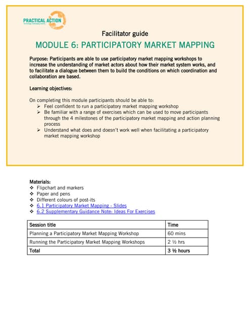 Facilitator guide template | PDF