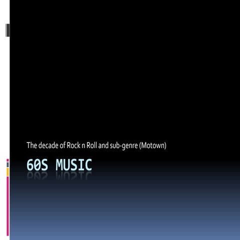 60s music | PPT