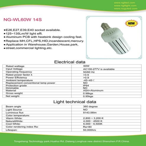 E26 e27 led corn light structure | PDF