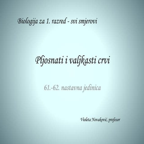 61. i 62. nastavna jedinica | PPT