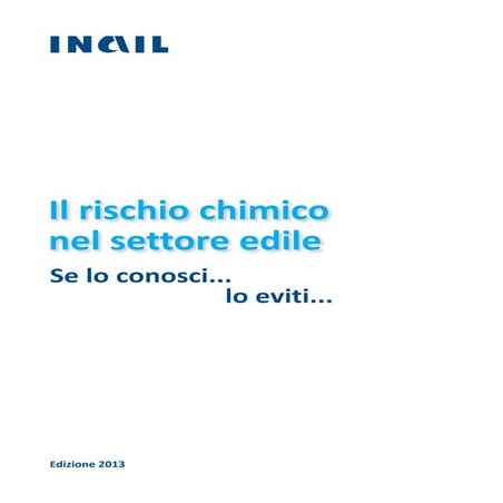 61 inail rischio chimico edilizia | PDF