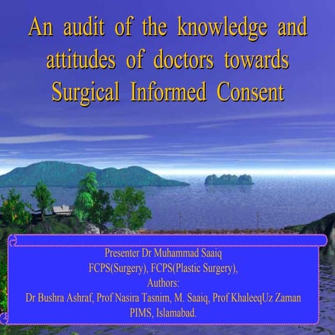 Surgical informed consent Conference Presentation | PDF
