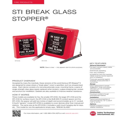 STI 6100 Data Sheet | PDF
