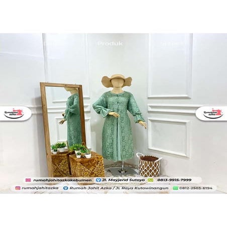 Custom Dress Iner Outer Full Brukat by Rumah Jahit Azka | PDF
