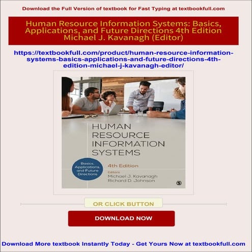 Full download Human Resource Information Systems: Basics, Applications, and Future Directions ...