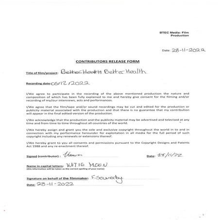 Contributor forms | PDF