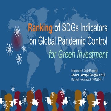 Ranking of SDGs Indicators on Global Pandemic Control for Green ...