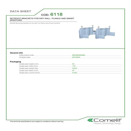 Comelit SK9071 Data Sheet | PDF
