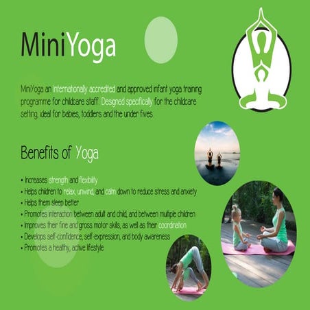 Mini Yoga Flyer | PDF | Daycare and Pre-School | Parenting