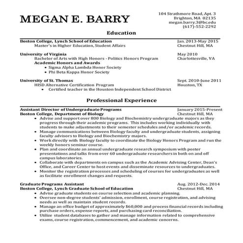 Barry_Resume_2016 | PDF