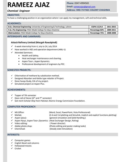 ABDUL REHMAN (2012pet12) | PDF