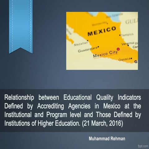 Mexico Educational Quality | PPT
