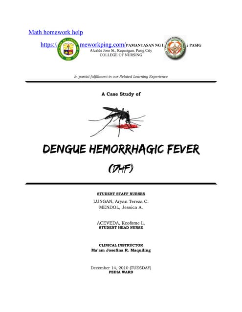 Case study- Dengue Fver | DOC