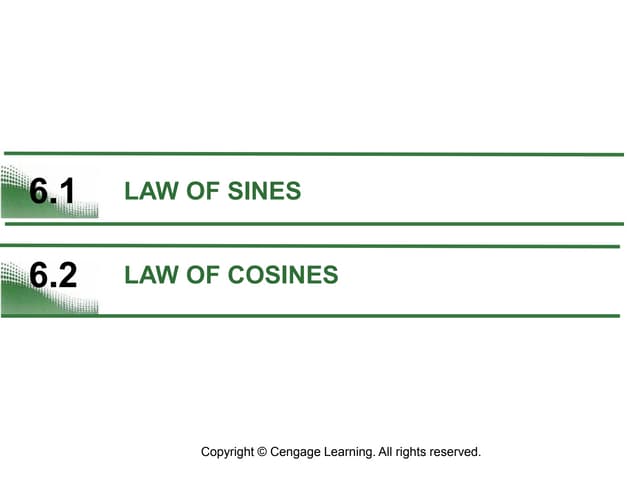 Law of cosines | PPT