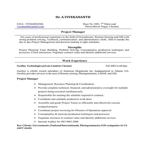 Vivek Resume | PDF