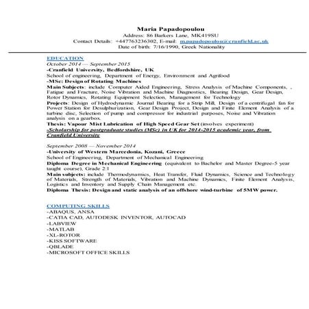Maria Papadopoulou Resume | DOCX