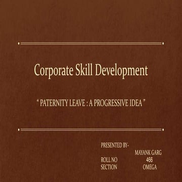 paternity leave | PPTX