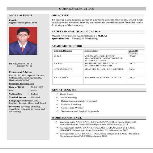 Asgar CV | PDF