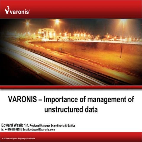 Varonis - DSS @VILNIUS 2010 | PDF