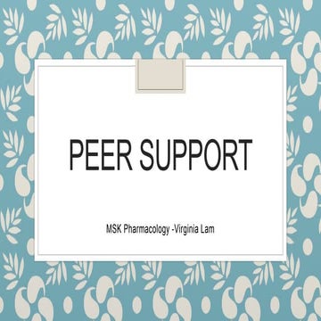Peer support power point presentation.ppt