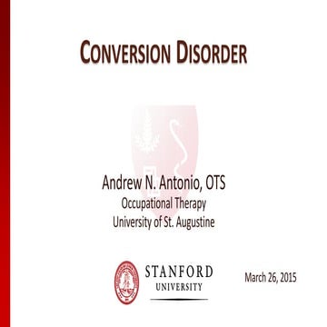 Conversion Disorder | PPTX