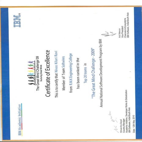 Nivas_IBM_TGMC | PDF