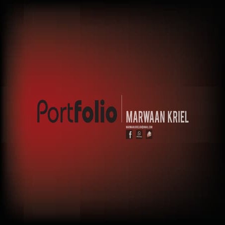 Marwaan Kriel Portfolio | PPT