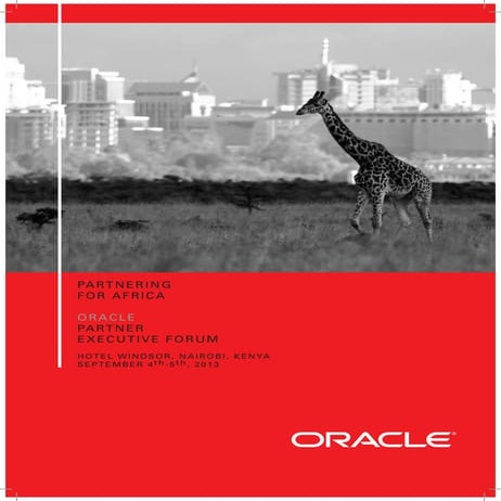#8767 Oracle Delegate Brochure Kenya'13 | PDF