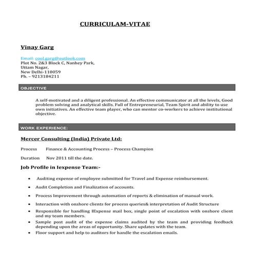 Umesh CV | DOC