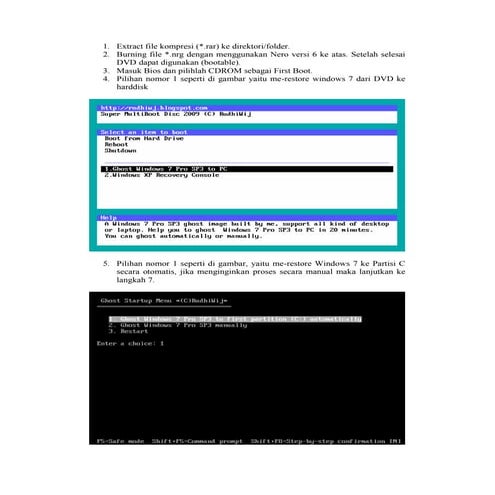 Bikin Ghost XP SP3 | PDF