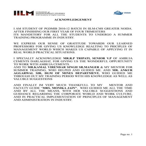 Final SIP Project | PDF