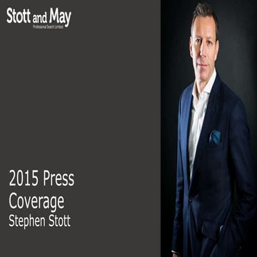 Stephen Stott 2015 Press Coverage | PPTX