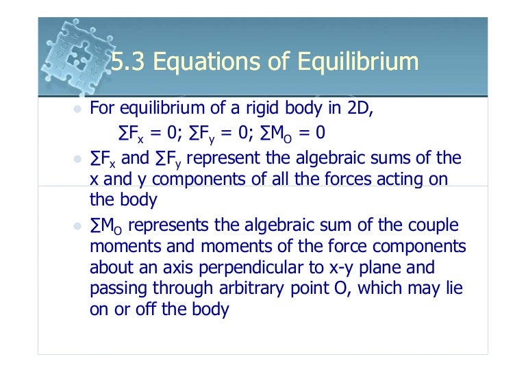 6161103 5.3 equations of equilibrium