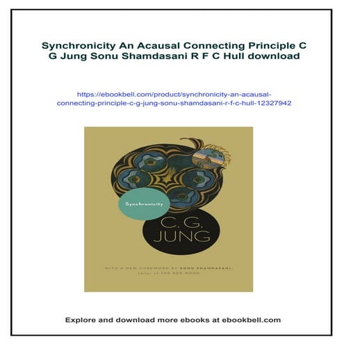 Synchronicity An Acausal Connecting Principle C G Jung Sonu Shamdasani ...