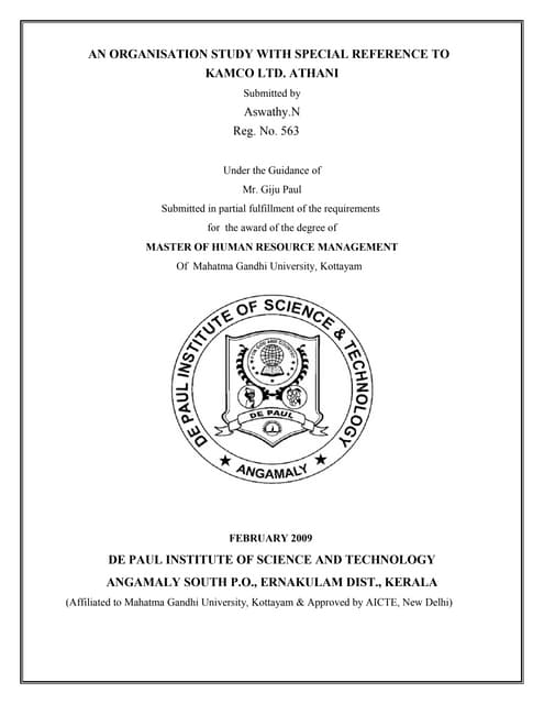 KAMCO - Kerala Agro Machinery Corporation Ltd - Company profile | PDF ...