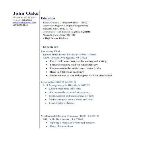 John resume | PDF