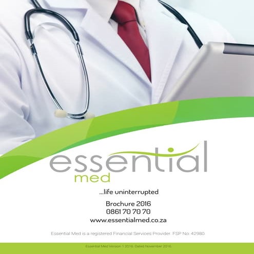 Brochure Essential Med Nov 2016 | PDF