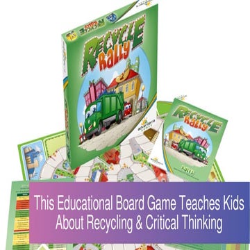 This Educational Board Game Teaches Kids About Recycling & Critical ...