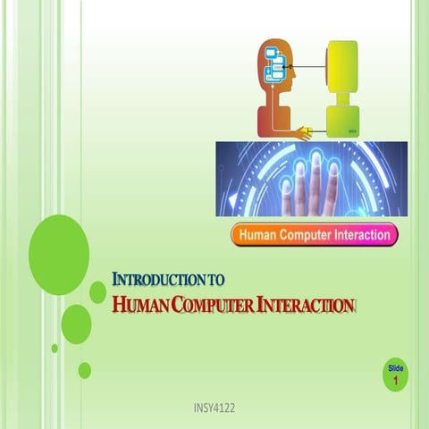 617624183 Chapater 1 Introduction To Human Computer Interaction 1 Pptx