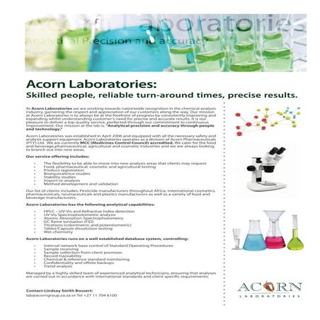 Lab fact sheet 220813 | PDF