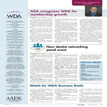 June 2014 WDA Journal 5 | PDF