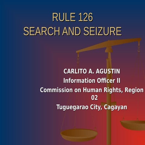 Rules on Arrest, Search and Seizure.pptx