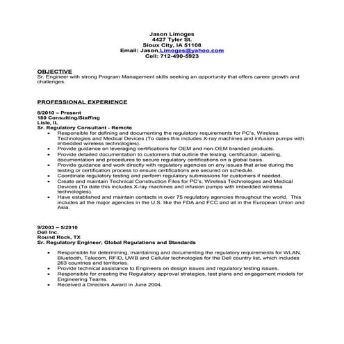 Kenny Jeffries Resume | DOCX