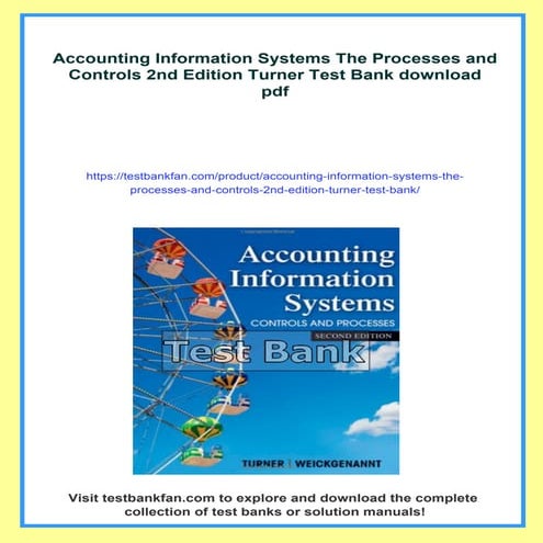 Accounting Information Systems The Processes and Controls 2nd Edition ...