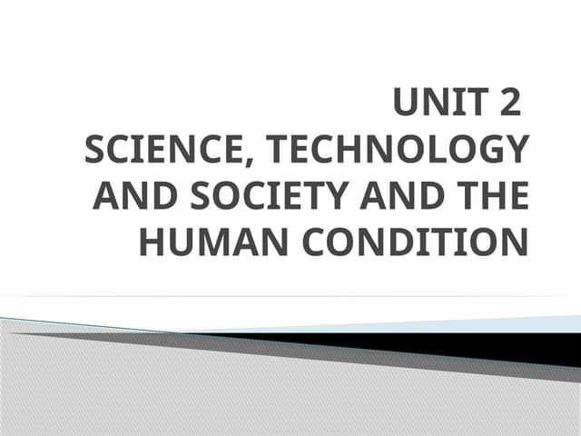 Science, technology and society lesson 1 | PPTX