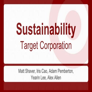 Target Sustainability | PPTX