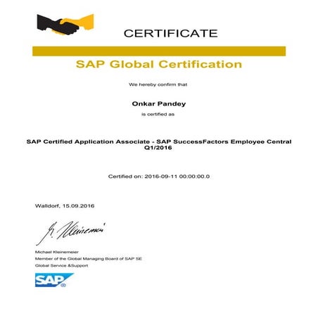 EC Certificate | PDF