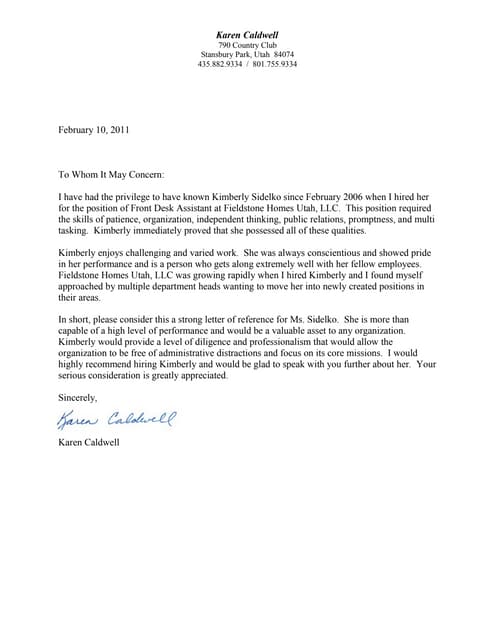 Letter of Recommendation Rick Journey | PDF